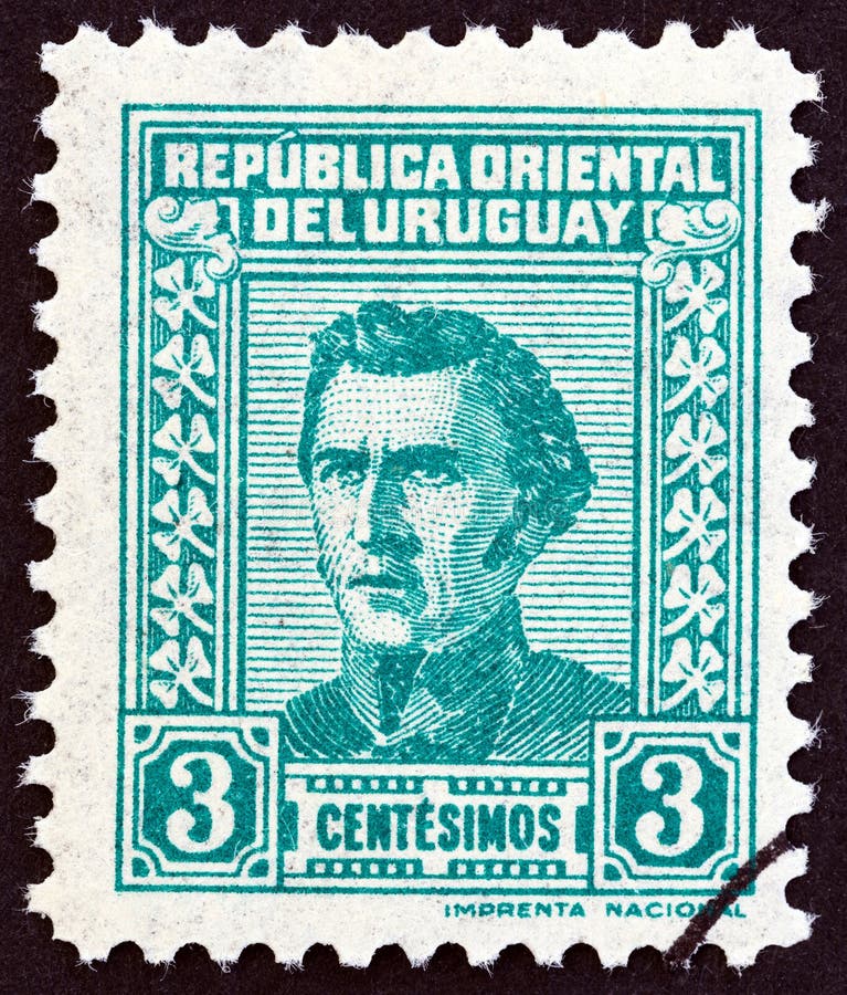URUGUAY - CIRCA 1940: a Stamp Printed in Uruguay Shows General Jose ...