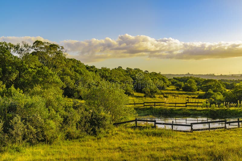 Uruguay Countryside Landscape Stock Image - Image of people, field ...