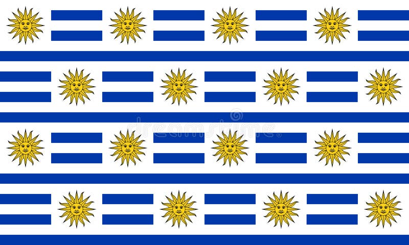 Uruguay Pattern Seamless Graphic Background Stock Vector - Illustration ...