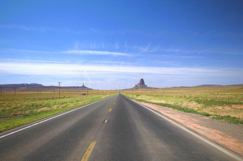 US 163 to Monument Valley stock photo. Image of arizona - 5848044