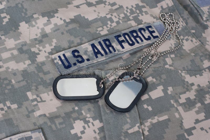 Us Air Force Camouflaged Uniform Stock Image - Image of blank ...
