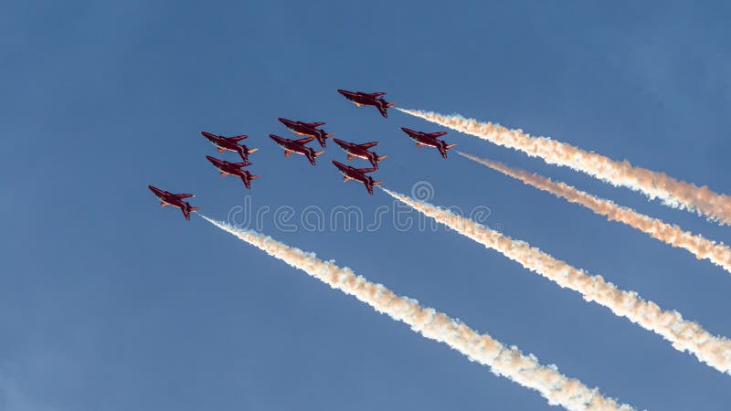 US Air Force are Flying in Formation Stock Image - Image of joint ...