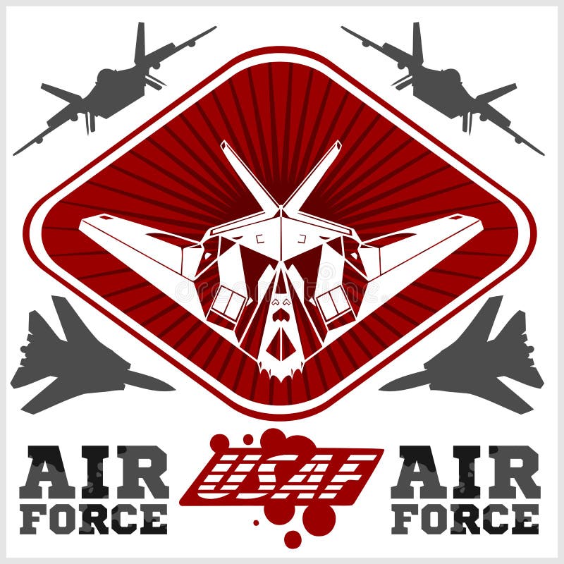 US Air Force - Military Design. Vector Stock Vector - Illustration of ...