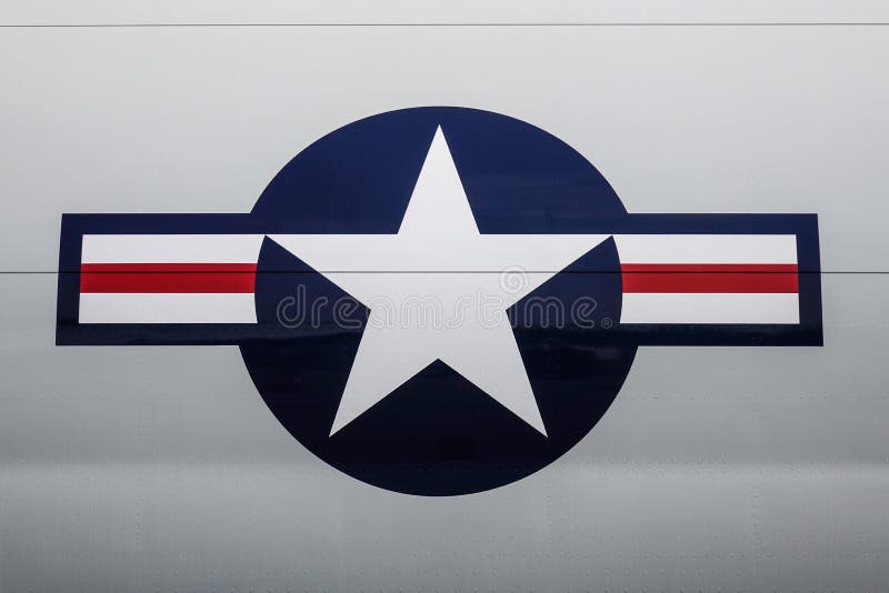 US Air Force USAF Logo on Aircraft Editorial Photo - Image of carrier ...