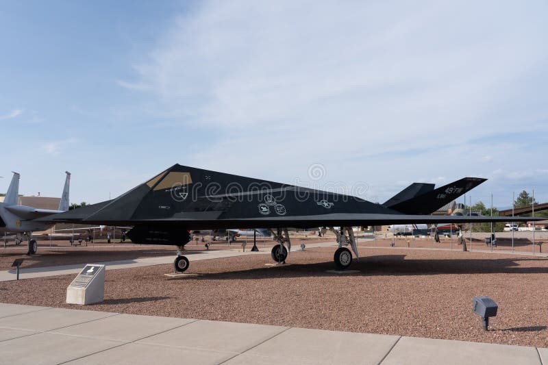 US Airforce Lockheed F-117 Aircraft Editorial Stock Photo - Image of ...