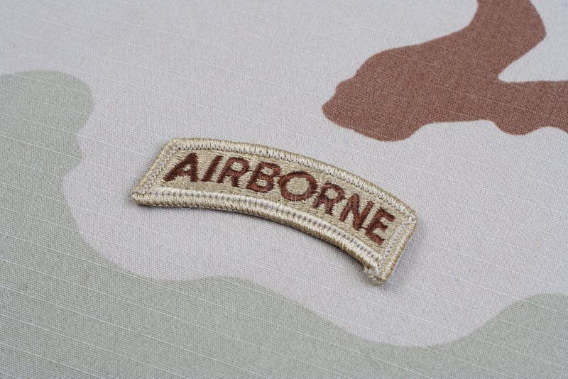 US ARMY airborne tab stock photo. Image of airborne - 101488730