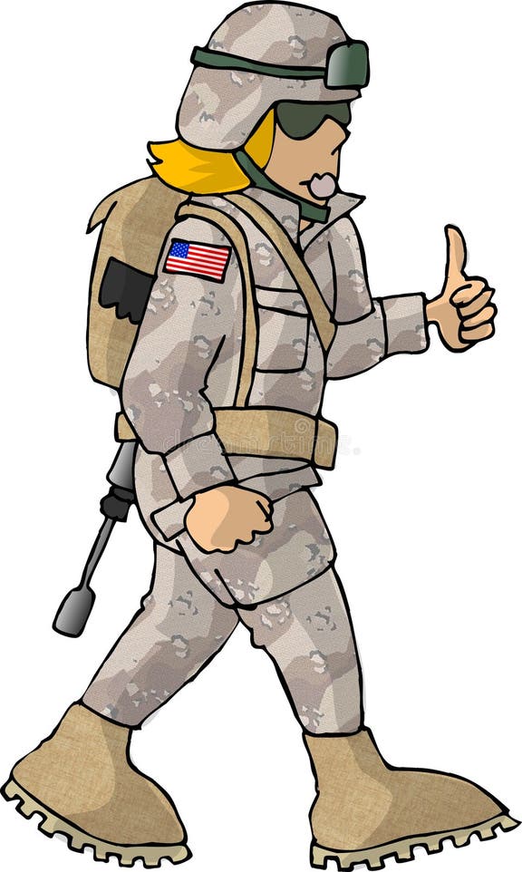 Army Girl Helmet Stock Illustrations – 447 Army Girl Helmet Stock ...