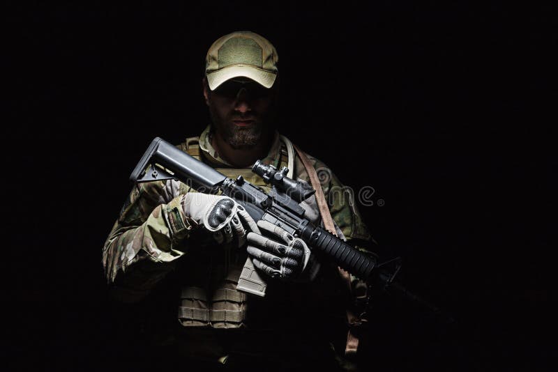 US Army Green Beret stock photo. Image of spec, studio - 67015808