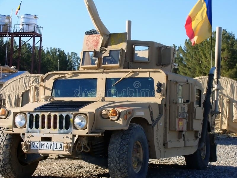US Army Humvee Stuck In Sand - Free Photo from StockFreeImages