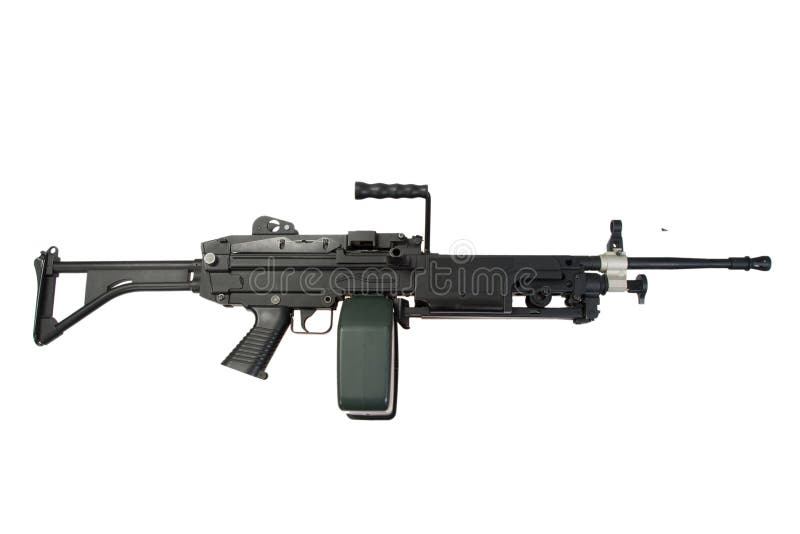 Us army m249 machine gun stock image. Image of bullet - 30307587