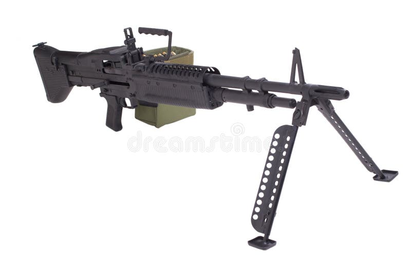 US ARMY M60 machine gun stock photo. Image of hurt, combat - 41878540