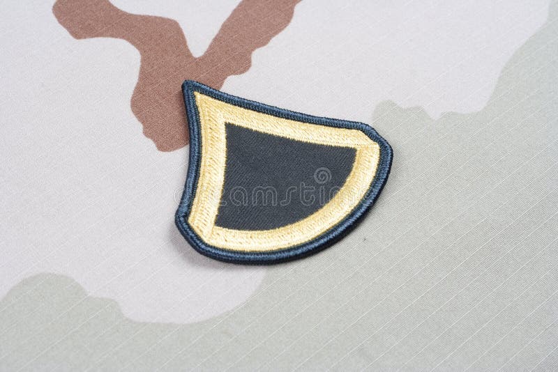 Us army private rank patch stock photo. Image of yellow - 33193768