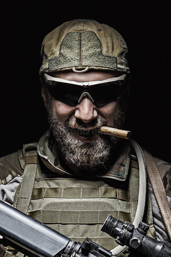 US Army soldier smoking stock photo. Image of soldier - 67016054