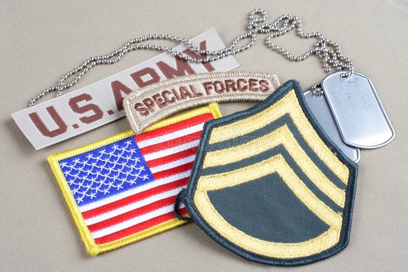 US ARMY Staff Sergeant Rank Patch Stock Image - Image of rifle ...
