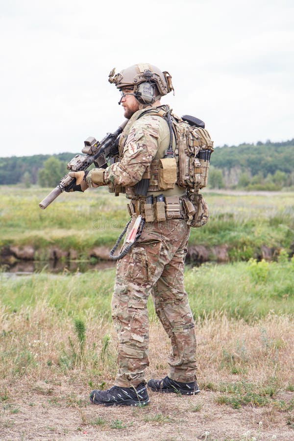 Strikeball warrior stock photo. Image of coyot, grenade - 101196332