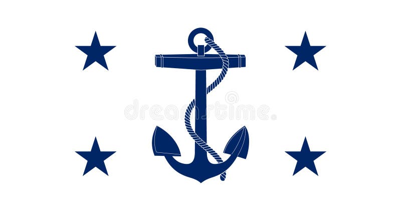 US Assistant Secretary of the Navy Flag Vector Illustration Premium ...