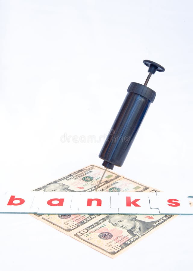 US Bank bail out ? stock image. Image of banks, business - 11983337