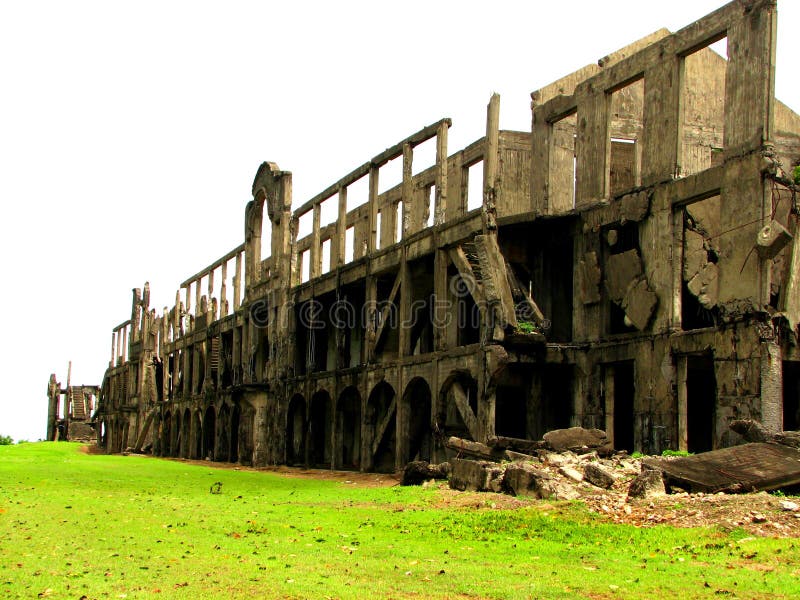 Battery Guns on Corregidor Island Stock Image - Image of military ...