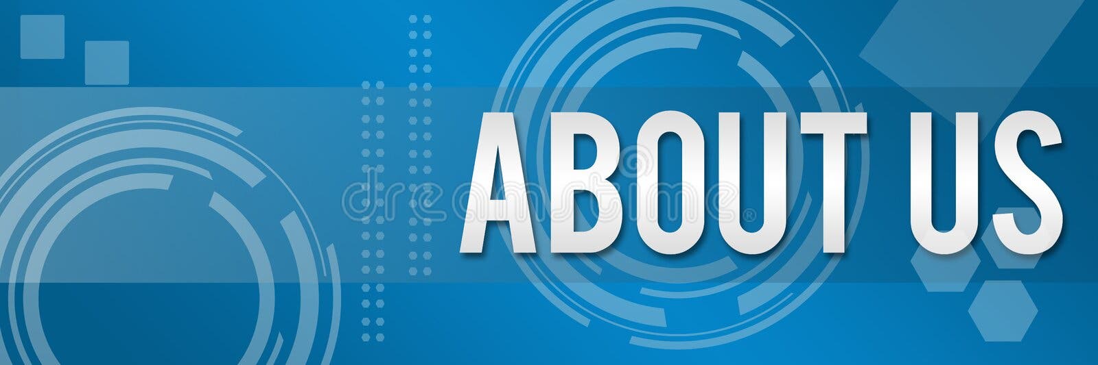 Contact Us Banner Blue stock illustration. Illustration of message ...