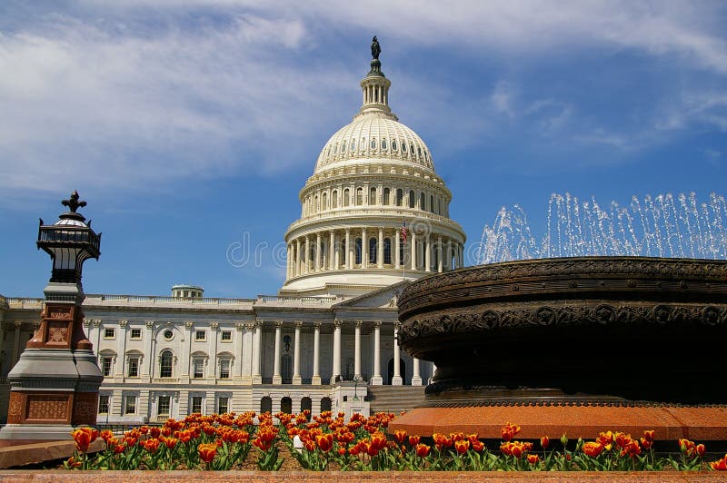 U. S. Capitol stock image. Image of blue, capital, united - 19421293