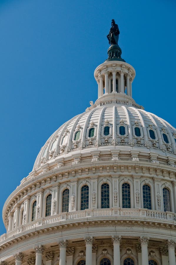 Architectural Detail of US Capitol Building Stock Image - Image of ...