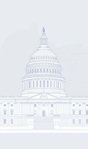 US Capitol Building Outline Drawing Stock Illustration - Illustration ...
