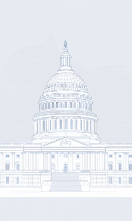 US Capitol Building Outline Drawing Stock Illustration - Illustration ...