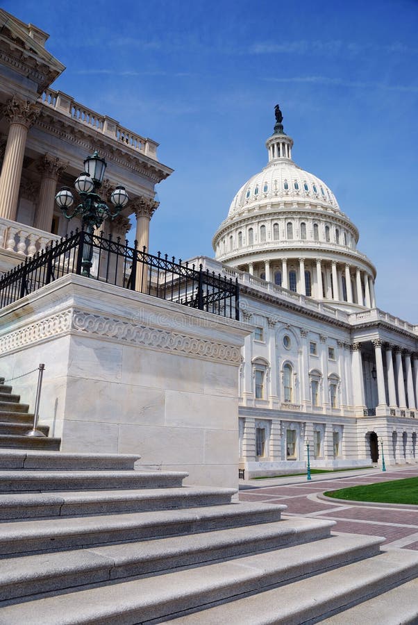 US Capitol Building, Washington DC. Stock Image - Image of closeup ...