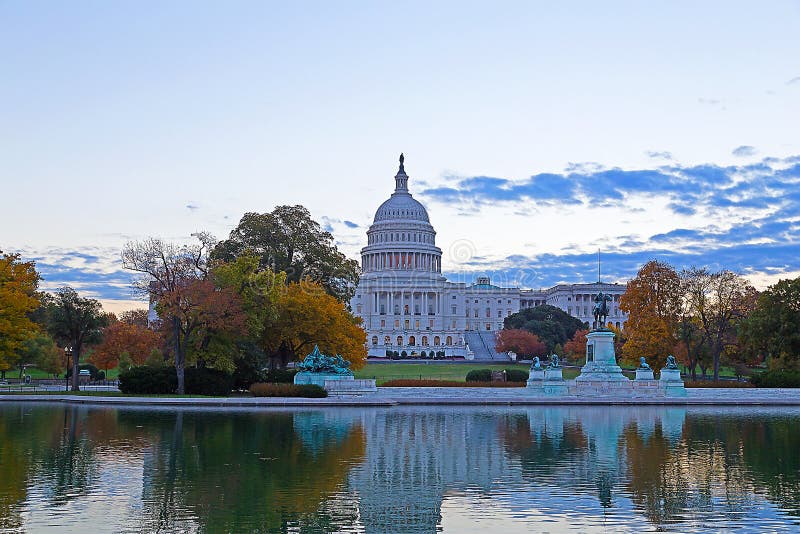 Us Capitol Building Autumn Dawn Stock Photos - Free & Royalty-Free ...