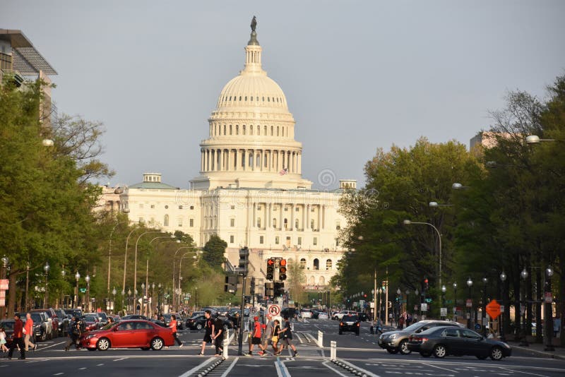 US Capitol in Washington DC Editorial Image - Image of america, column ...