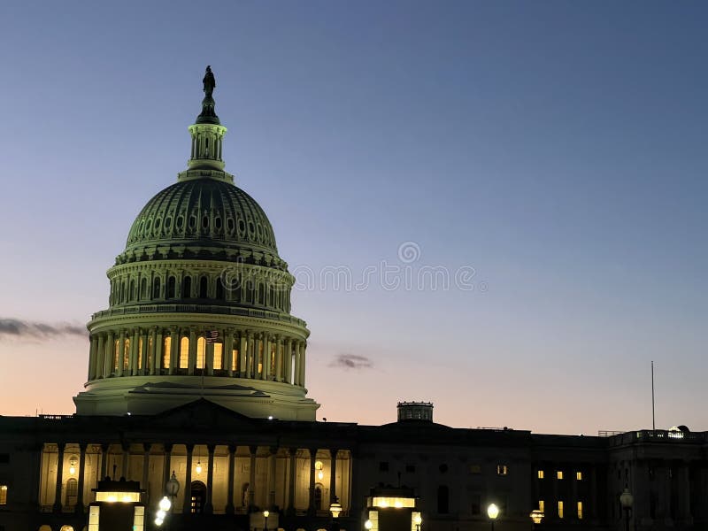The US Capitol in Washington DC Editorial Stock Image - Image of autumn ...