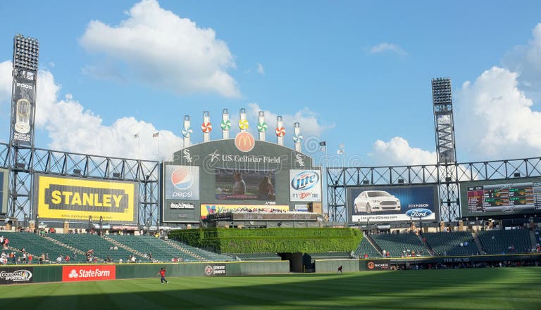 US Cellular Baseball Field editorial stock photo. Image of players ...