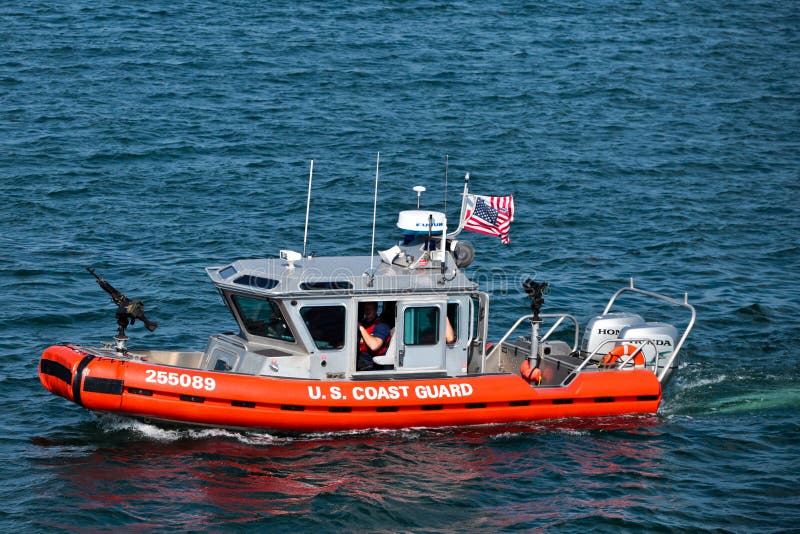 Coast Guard Patrol Boat stock photo. Image of fast, inspect - 1614530