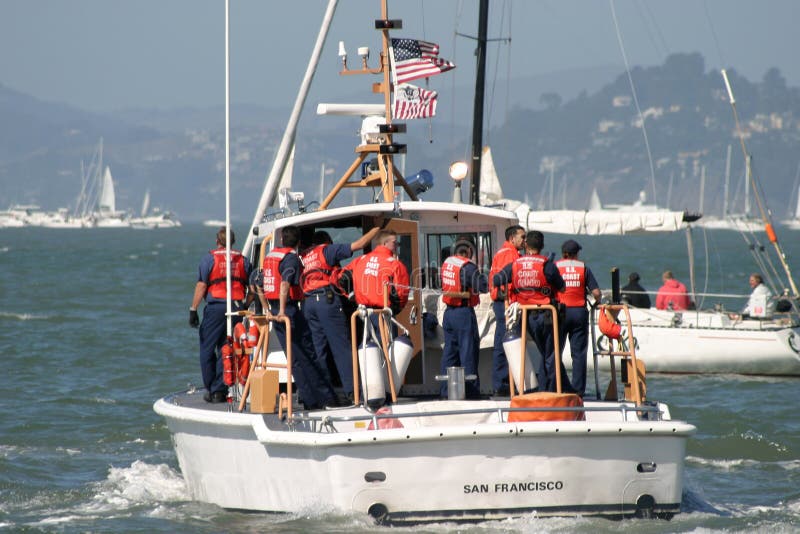 Us coast guard stock image. Image of guards, police, seascape - 2409997