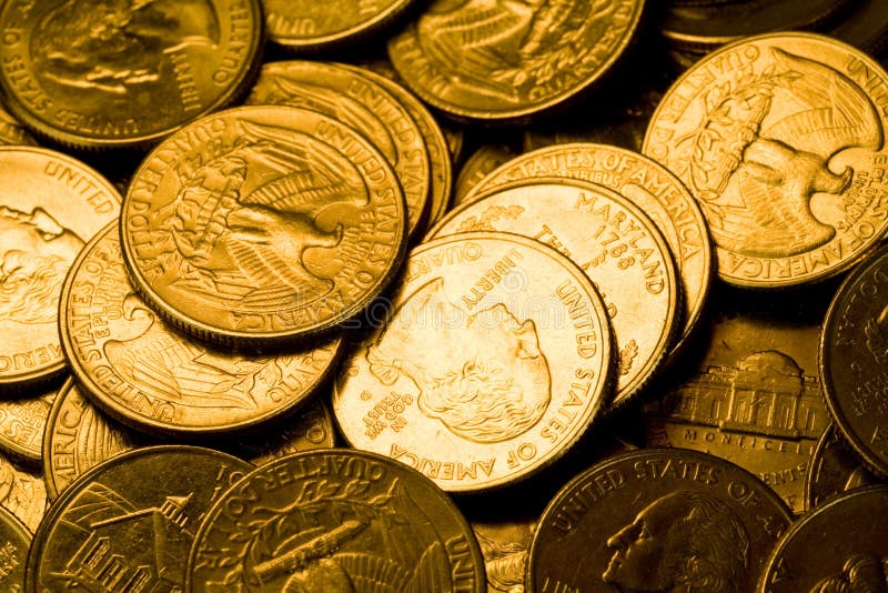 US Coins stock image. Image of coins, finance, savings - 10273655