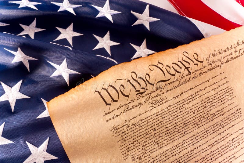 US Constitution - we the People Stock Photo - Image of courthouse ...