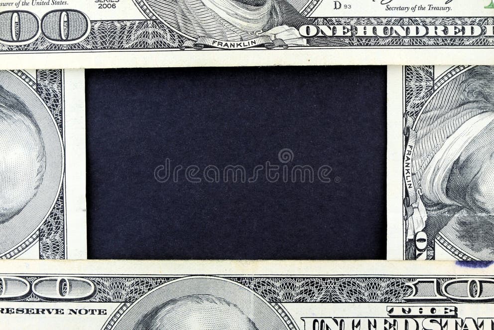 112 Us Currency One Hundred Dollar Bill Frame Stock Photos - Free ...