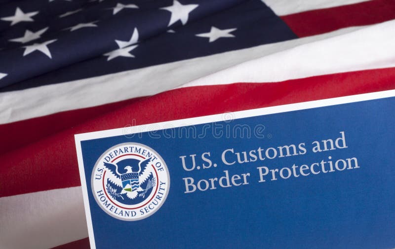 US Customs and Border Protection Stock Image - Image of system, close ...