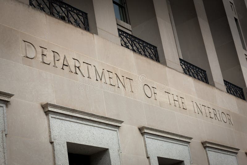 US Department of the Interior, Washington DC Editorial Image - Image of ...