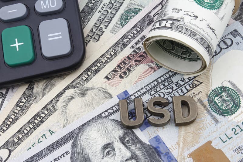 US Dollar Banknotes. stock image. Image of business, america - 65182019