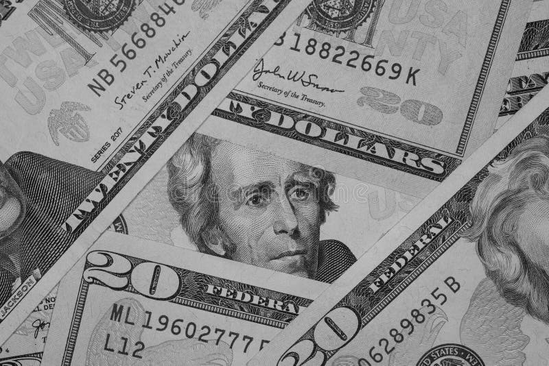 US 20 dollar banknotes stock photo. Image of currency - 341020960