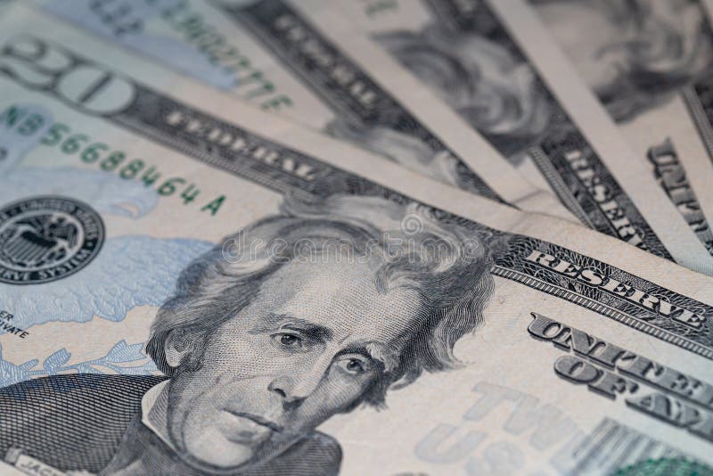 US 20 dollar banknotes stock image. Image of jackson - 341021105