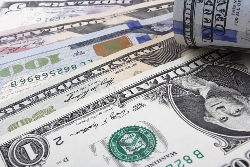 US Dollar banknotes. stock photo. Image of business, bill - 53298422