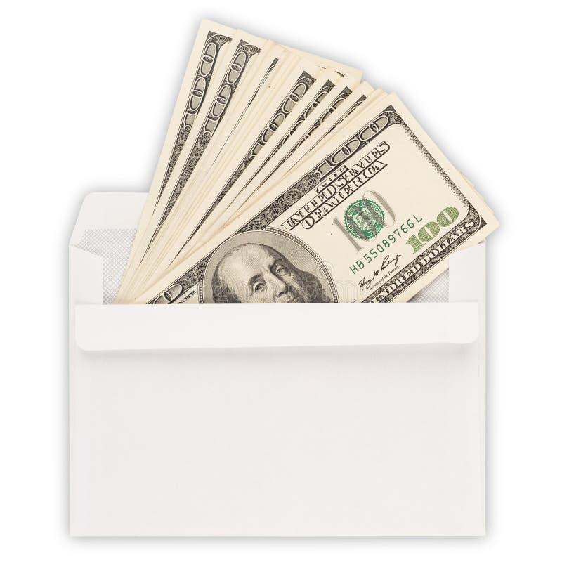 326 Hundred Dollar Bills White Envelope Stock Photos - Free & Royalty ...