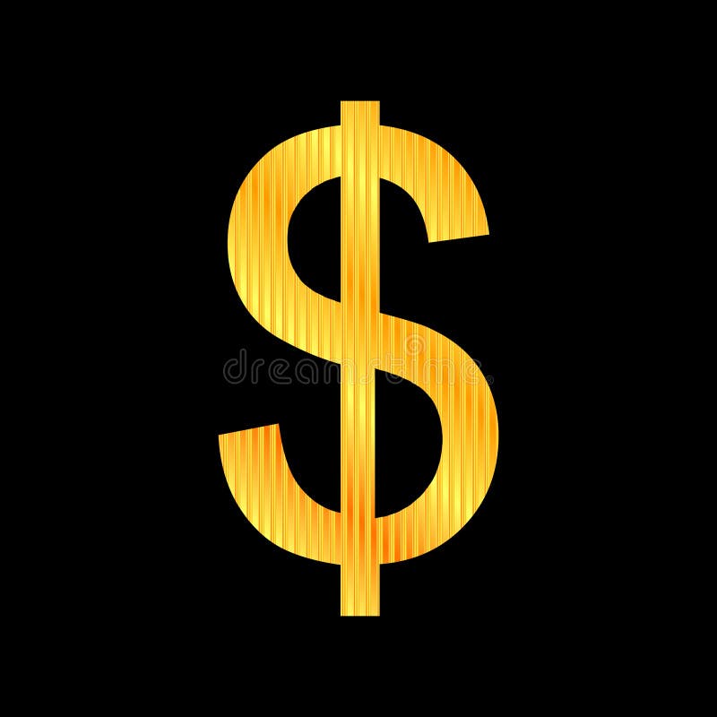 Us dollar icon stock illustration. Illustration of exchange - 286910440