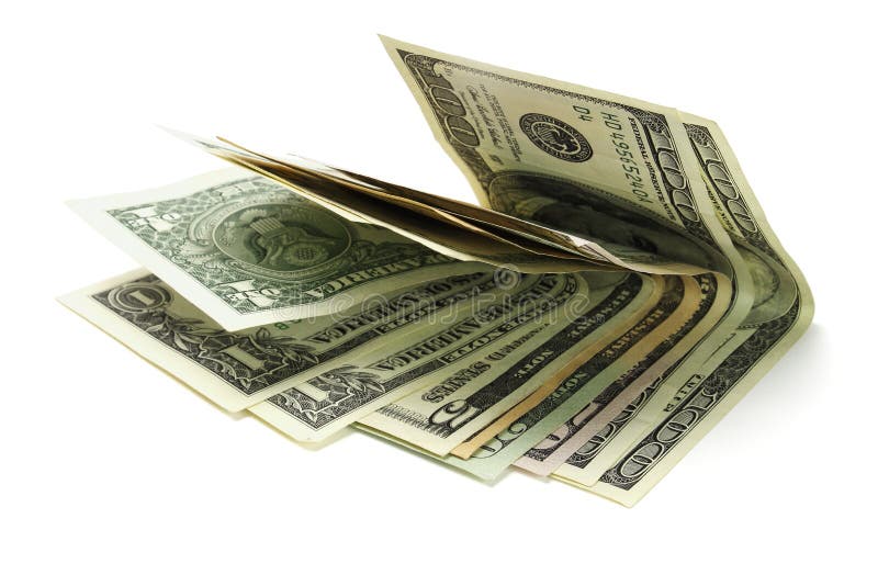 US Dollar Notes stock image. Image of white, business - 72521763