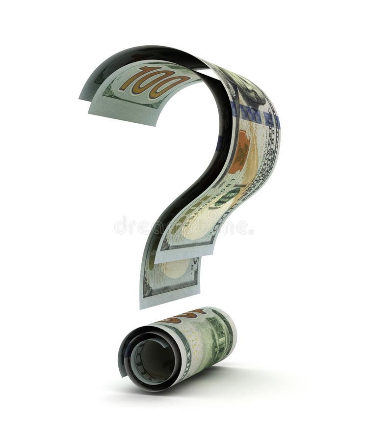 US Dollar and Question Mark Stock Illustration - Illustration of ...
