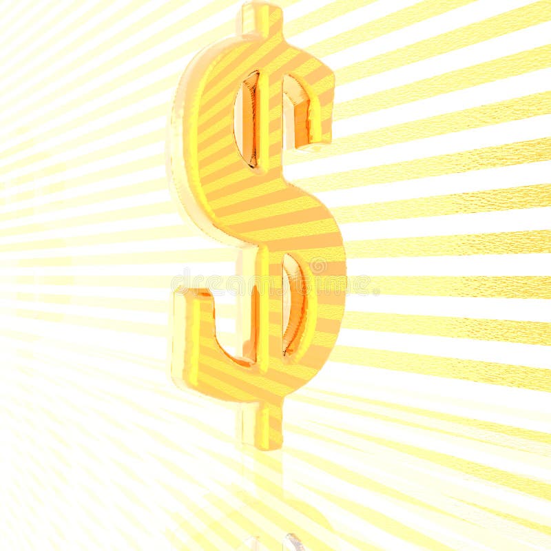 Us dollar sign stock illustration. Illustration of bill - 9665267