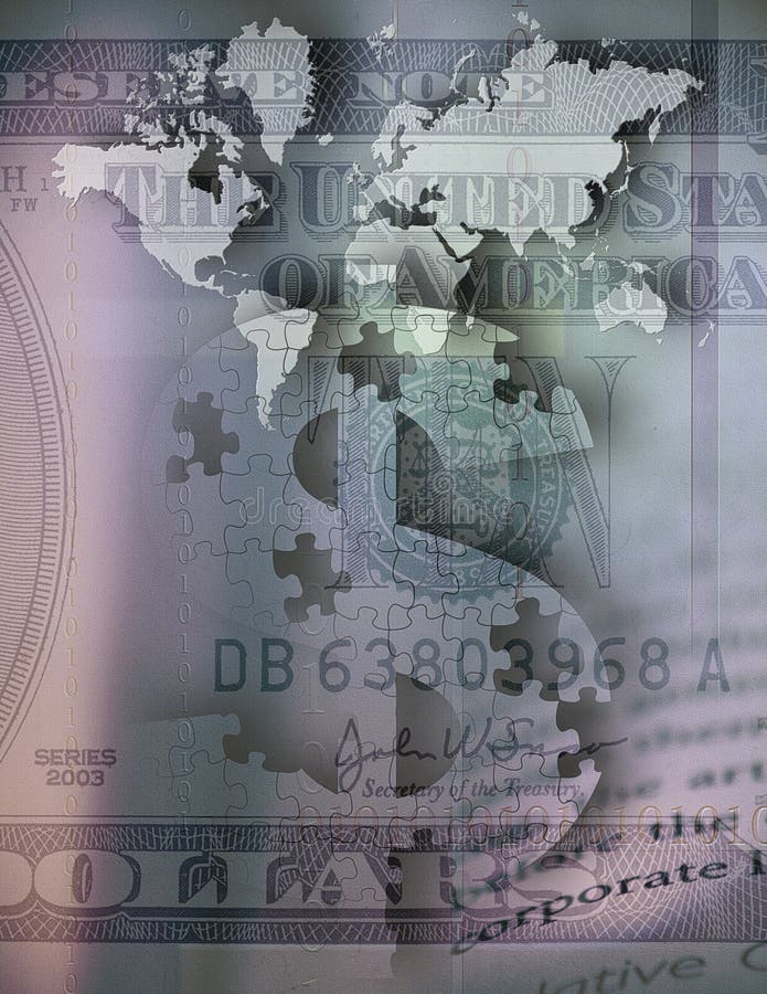 US Dollar sign stock illustration. Illustration of globe - 243264964