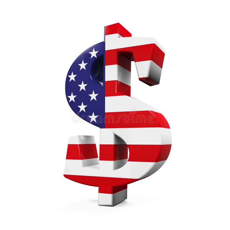 US Dollar Symbol stock illustration. Illustration of flag - 49158139
